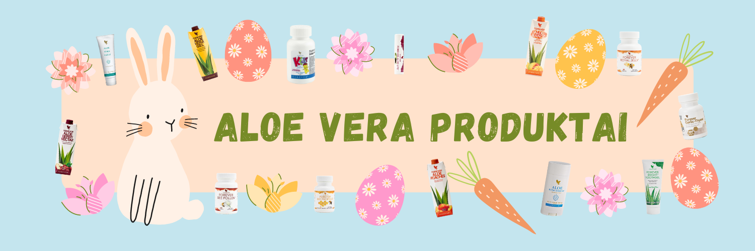 Natūralūs "Forever Living Products" kompanijos produktai iš alavijo